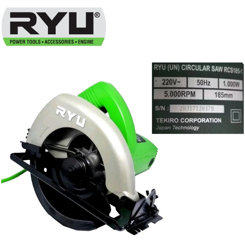 Jual Circle Ryu / Circular Saw / Mesin Potong Circle Ryu 7 Inch Original Ryu | Shopee Indonesia