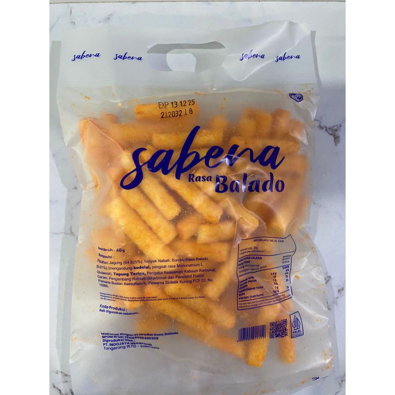 Jual SABENA SNACK STICK RASA BALADO 1 PACK ISI 10 BKS | Shopee Indonesia