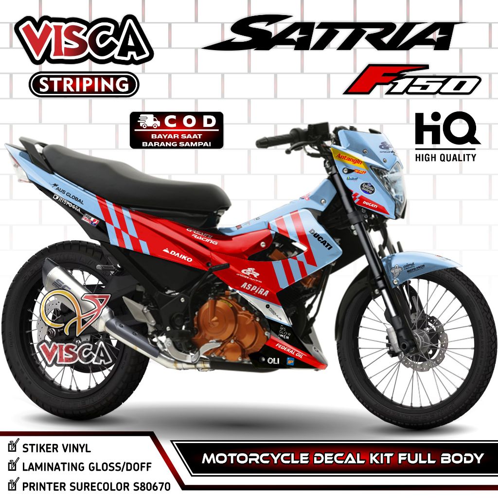 Jual Decal Satria FU Facelift Full Body - Stiker Satria FU Facelift ...