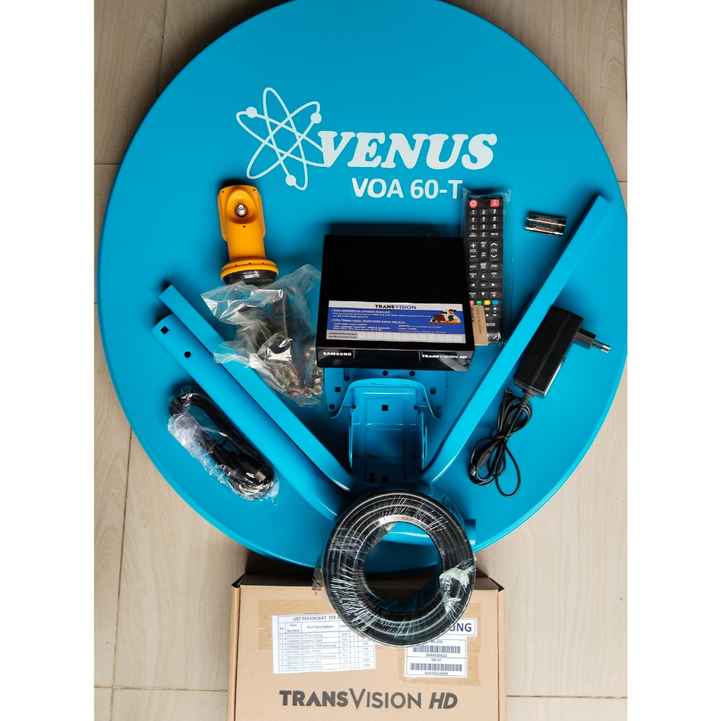 Jual Transvision Nusantara Satellite Decoder Samsung HD lengkap Dish ...