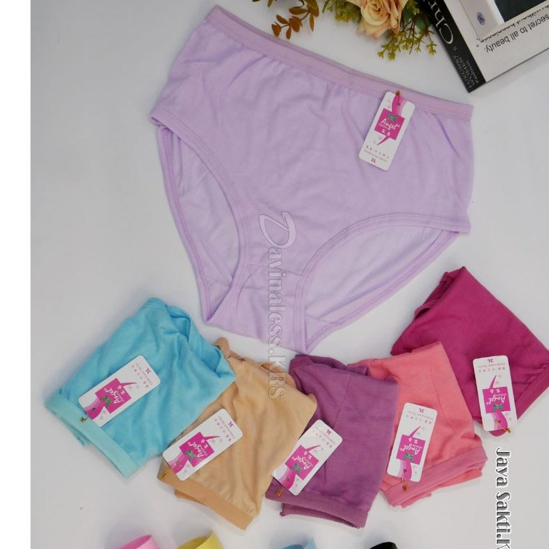 Jual Paket Isi 6 -12 Pcs Celana Dalam Wanita LUSINAN CD Perempuan Cewek Karet Kecil awet Angel ...