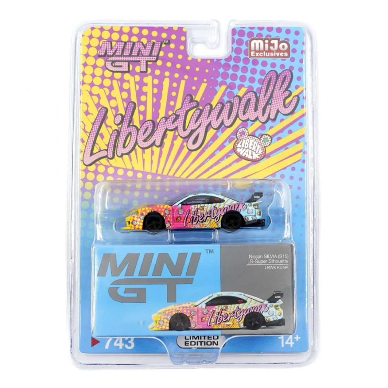 Jual Mini GT 743 Nissan LB Super Silhouette S15 SILVIA LBWK KUMA Mijo ...
