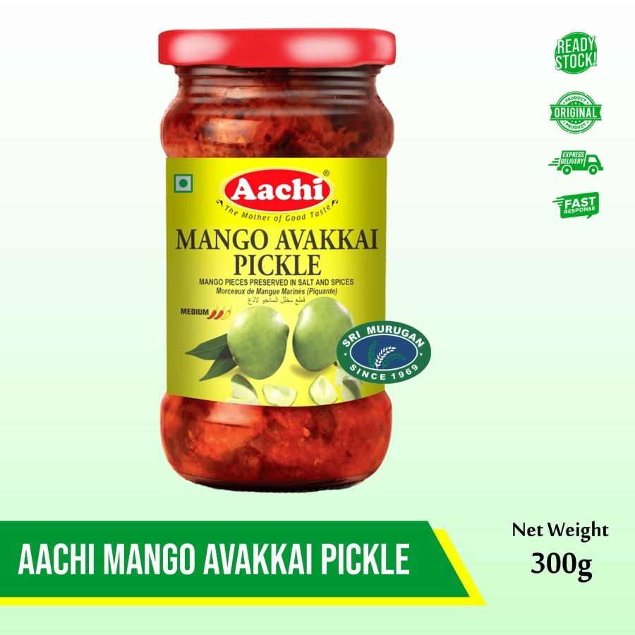 Jual AACHI MANGO AVAKKAI PICKLE 300G | Shopee Indonesia