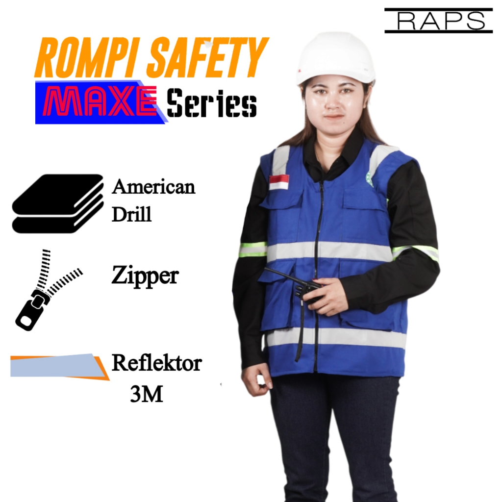 Jual Rompi Safety-Rompi Proyek-Rompi Pekerja-Rompi Lapangan-Rompi ...