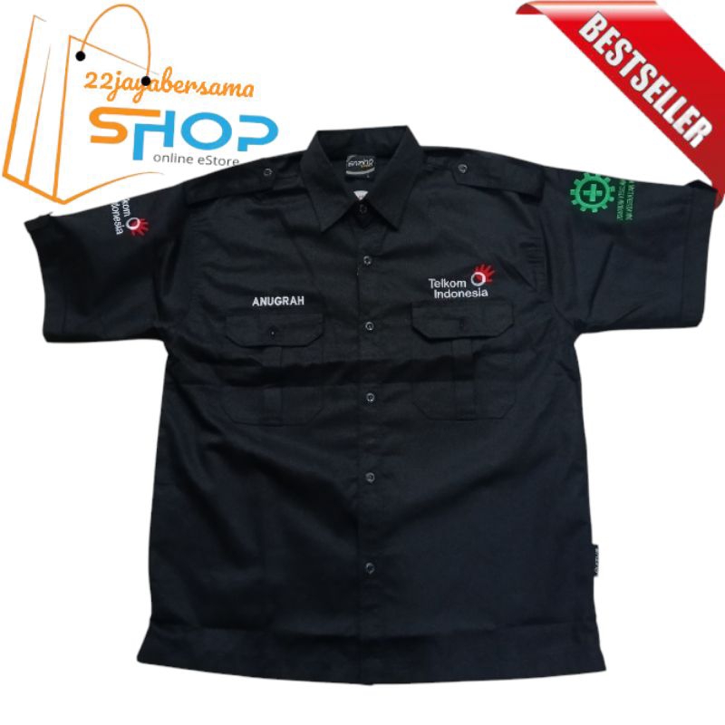 Jual Kemeja Telkom Indonesia Indihome | Baju Seragam Telkom Indonesia ...