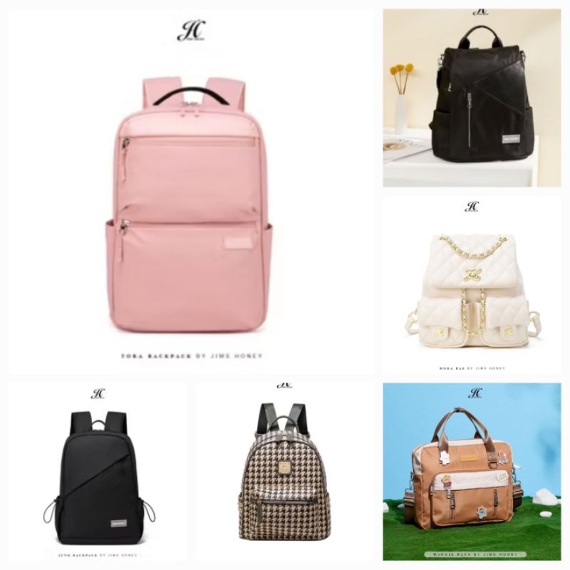 Jual Jims Honey Original Tas ransel Pria & wanita Fanda Backpack/jennie ...
