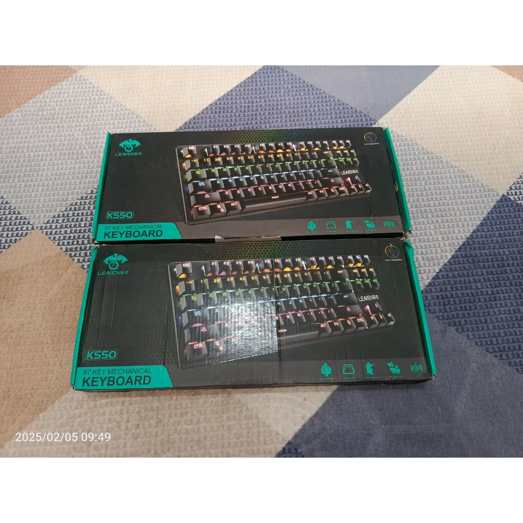 Jual Leaven K550 Keyboard Mechanical TKL | Shopee Indonesia
