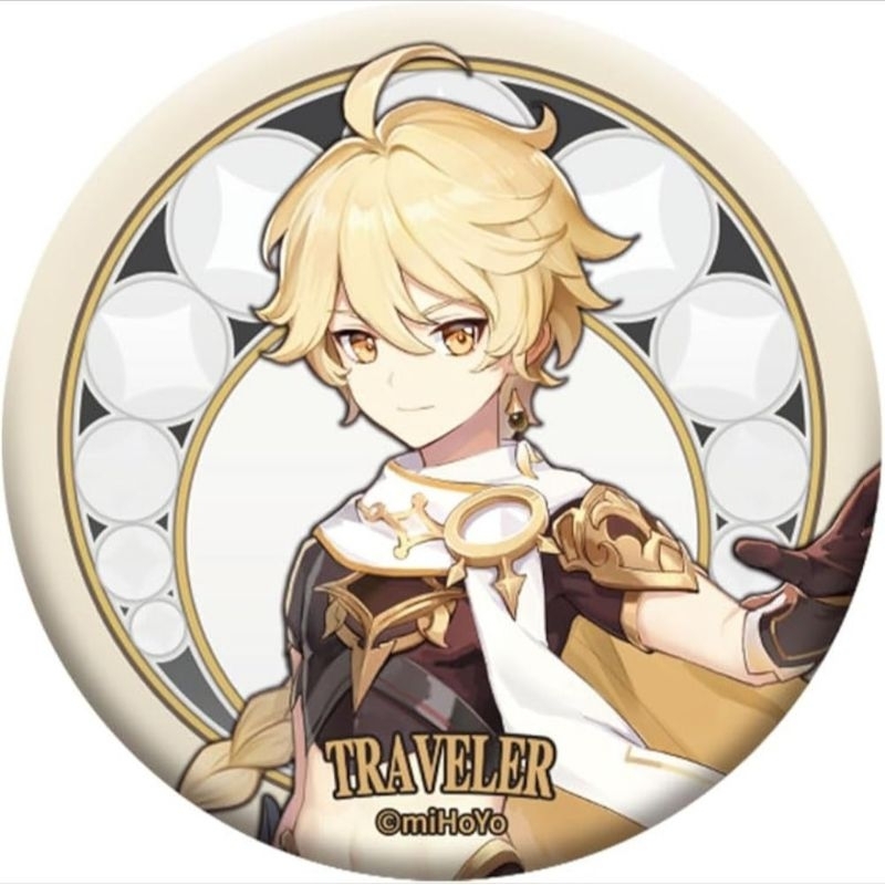 Jual Aether Traveller genshin impact can pin metal badge sora | Shopee ...