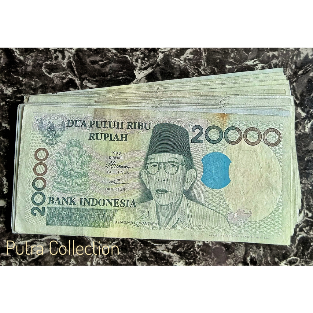 Jual Uang 20 Ribu Ki Hajar Dewantara Tahun 1998 Vf Sesuai Foto (V27 ...