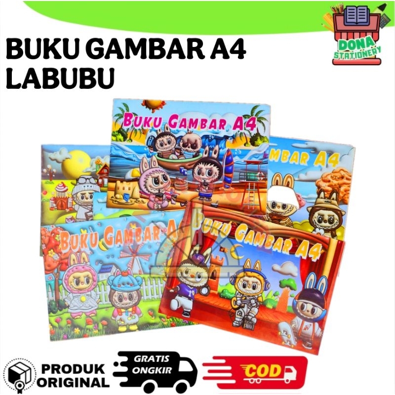 Jual BUKU GAMBAR A4 FORTE BUKU GAMBAR A4 LABUBU BUKU GAMBAR MURAH ...