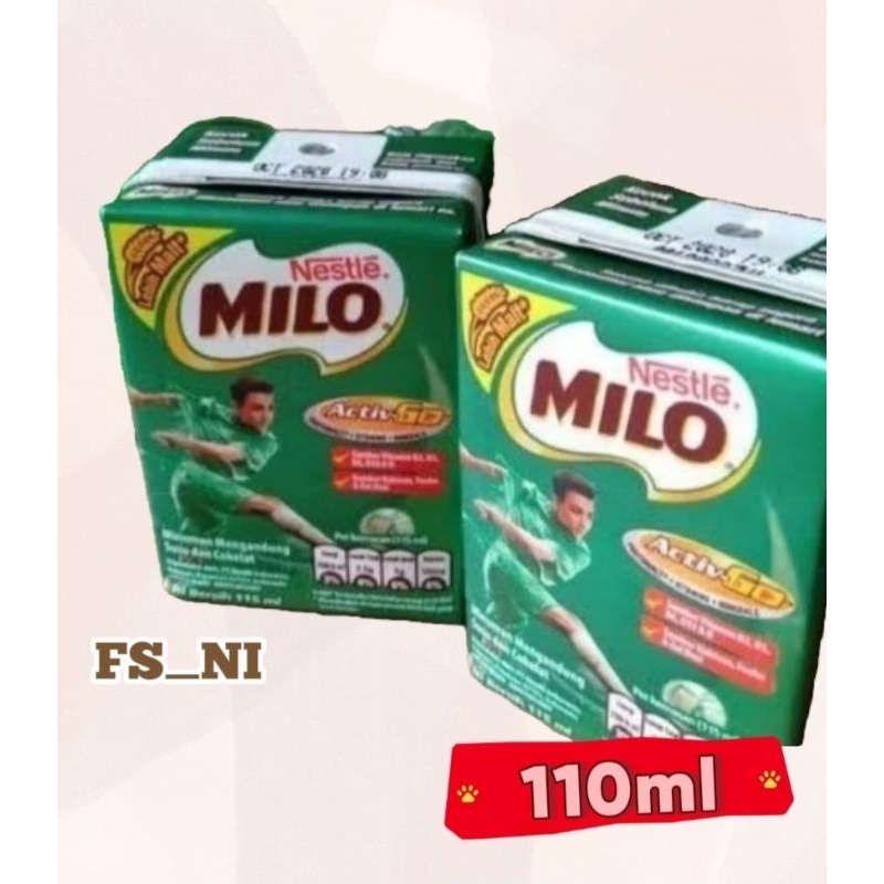 Jual Susu kotak MILO 110ml | Shopee Indonesia