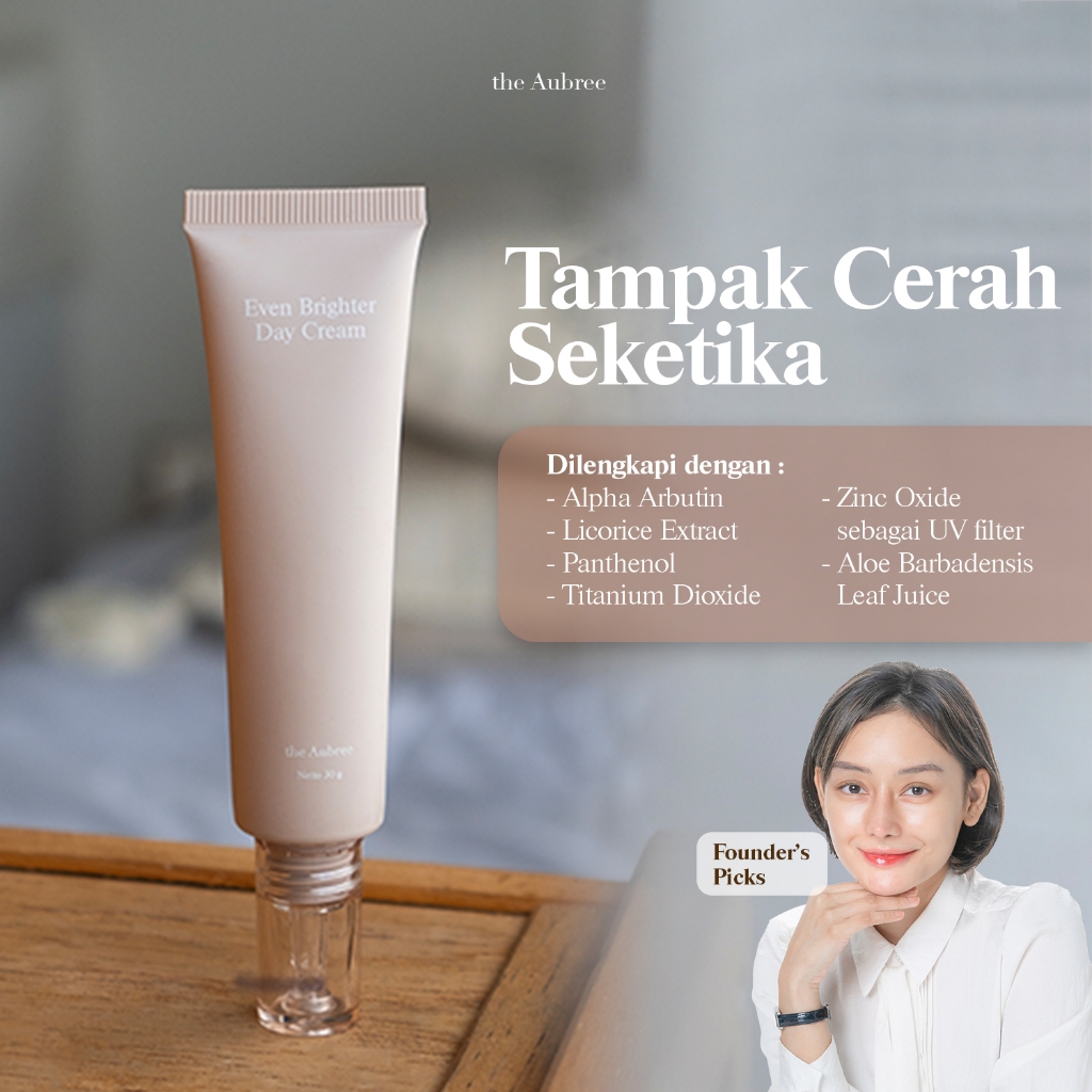 Jual The Aubree Even Brighter Day Cream 30 gr | Shopee Indonesia