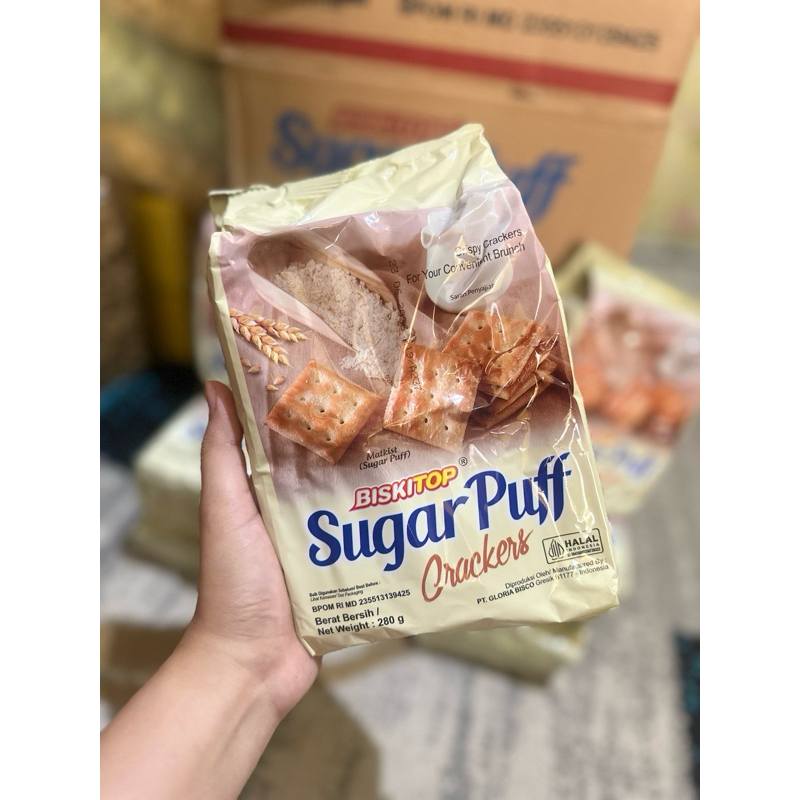 Jual Sugar Puff Biskitop / Malkist / Kabin | Shopee Indonesia