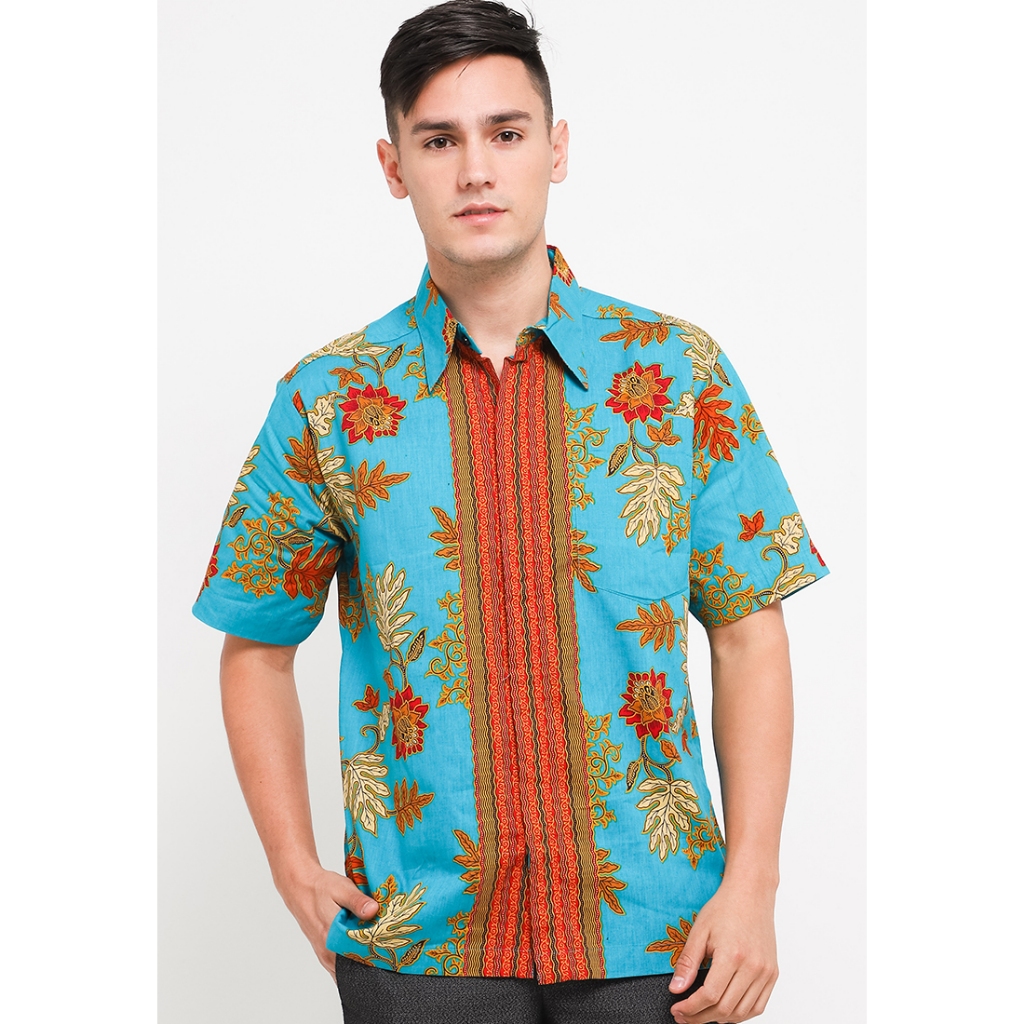Jual Arjuna Weda Hem Pria Batik Bunga Sekar | Shopee Indonesia