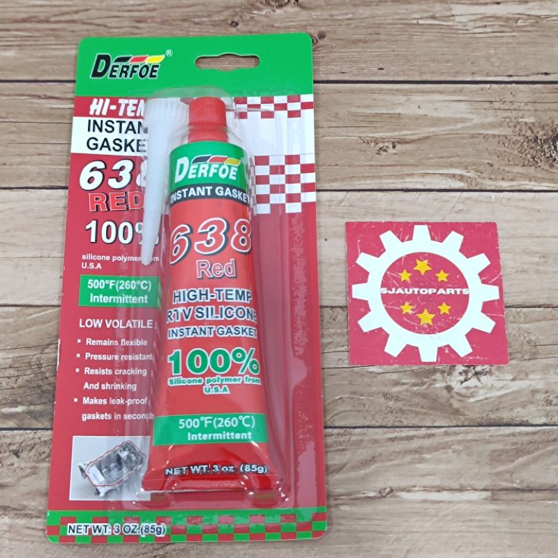Jual LEM SILICONE MERAH / RED RTV SILICONE HIGHPTEMP SEALER 85GR ...