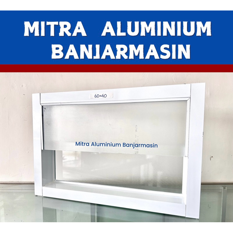Jual Boven Aluminium / Kaca Ventilasi Kamar Mandi 40x60cm (Bisa ukuran ...