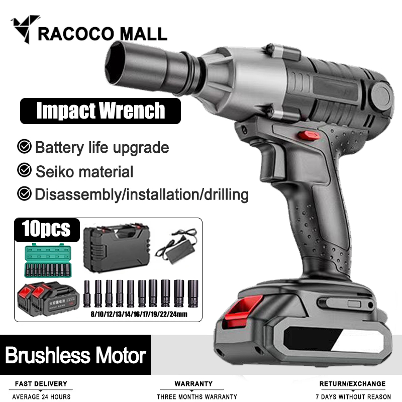 Jual Impact Wrench 288V Baterai Semua motor tembaga Cordless Kunci Impact/Torsi Tinggi Cocok ...