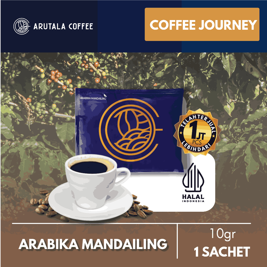 Jual ARUTALA Coffee Journey - Arabika Mandailing (1 Pcs - 10gr ...