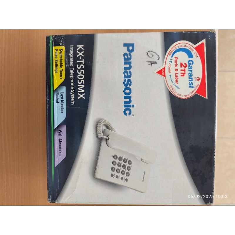 Jual Telepon kabel panasonic kx-ts505mx second/bekas | Shopee Indonesia