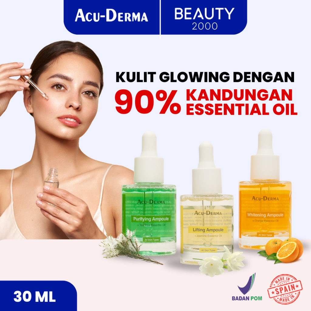 Jual Acu-Derma Essential Oil Serum - Untuk Semua Jenis Kulit 30ML ...