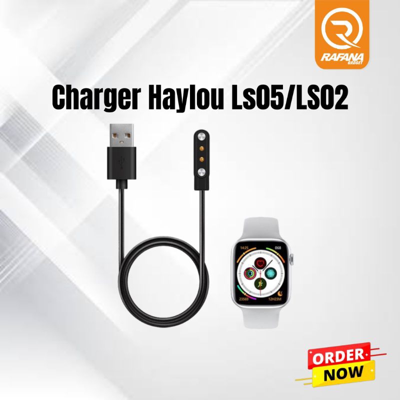 Jual charger Smartwatch Haylou Solar series Rs series RT series Dll ...