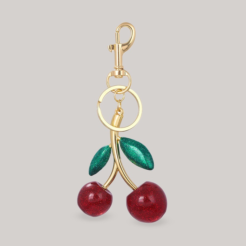 Jual Caselle Keychain Red Cherry Charm Bag Gantungan Tas | Shopee Indonesia