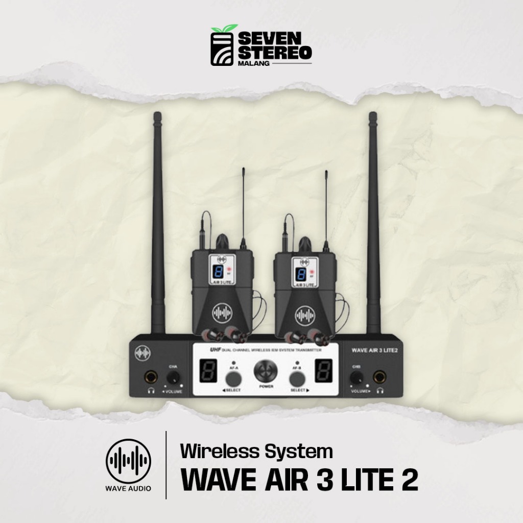 Jual Wave Air 3 Lite2 Lite 2 Wireless IEM System Stage Panggung Wave ...
