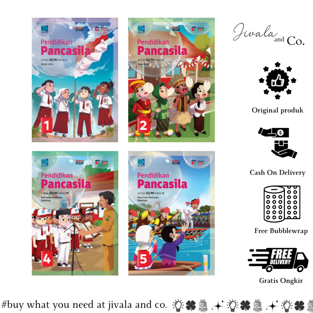 Jual GRAFINDO SD - Pendidikan Pancasila Kelas 1,2,3,4,5,6 Kurikulum Merdeka | Shopee Indonesia