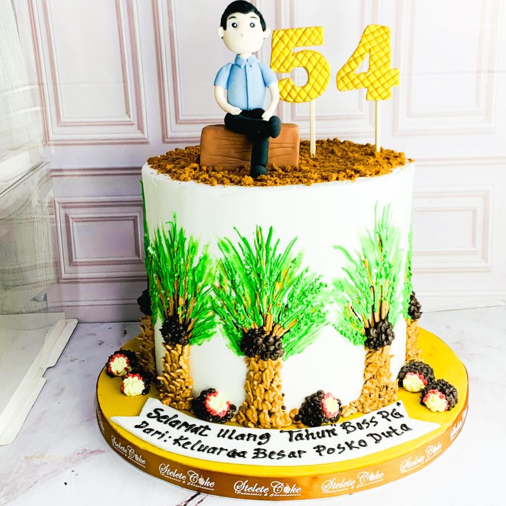 Jual Kue Ulang Tahun/Birthday Cake/Kue ultah tema Kelapa Sawit/Kue Birthday Jakarta | Shopee ...