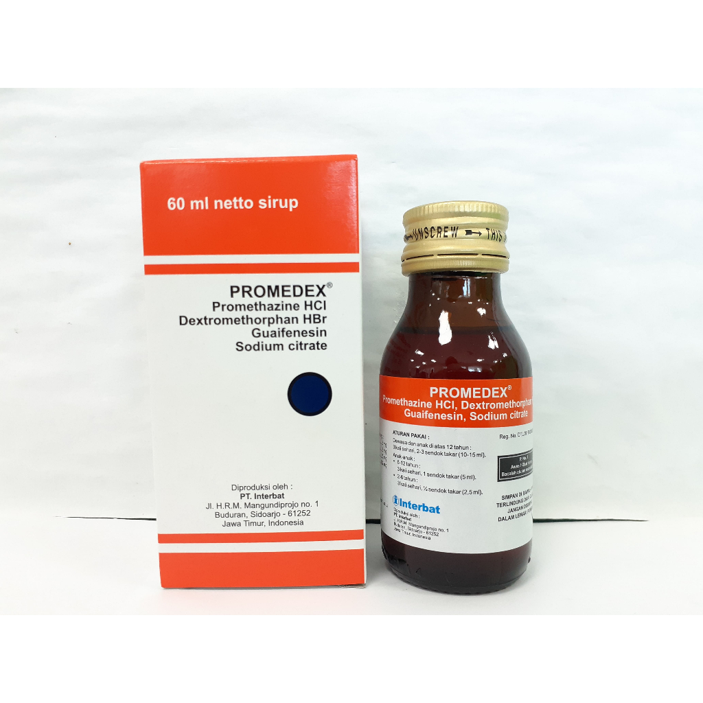 Jual PROMEDEX SYRUP 60 ML OBAT BATUK | Shopee Indonesia