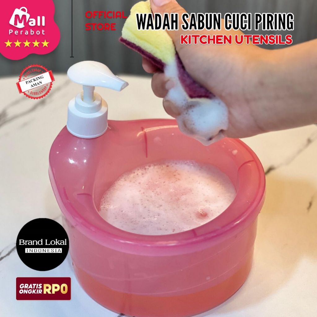 Jual Mall Perabot | Tempat Sabun Cuci Piring Viral Unik 1000ML | Wadah ...