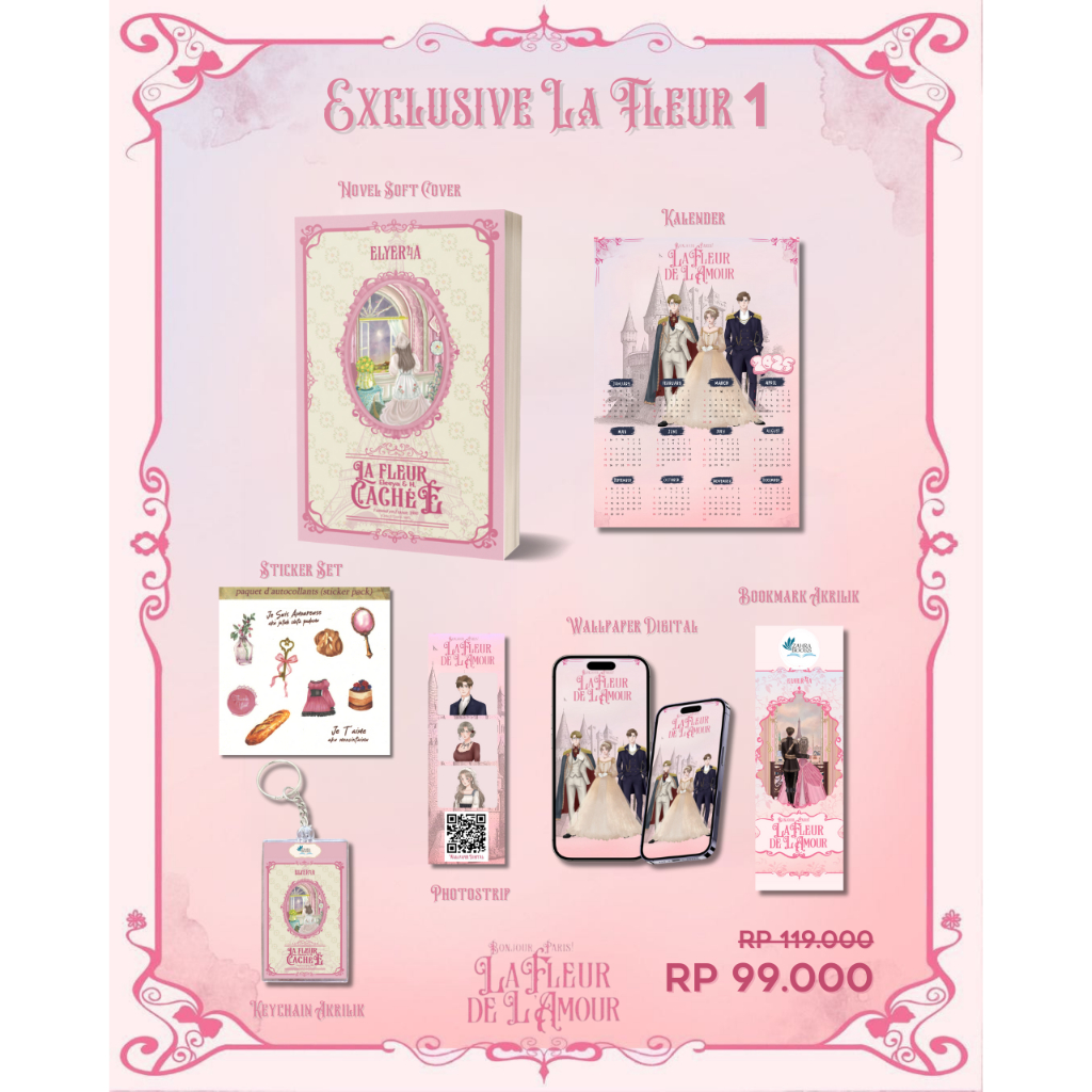 Jual Novel La Fleur Cachee : Cinta di Prancis, 1880 By Eleeya & H. | Shopee Indonesia