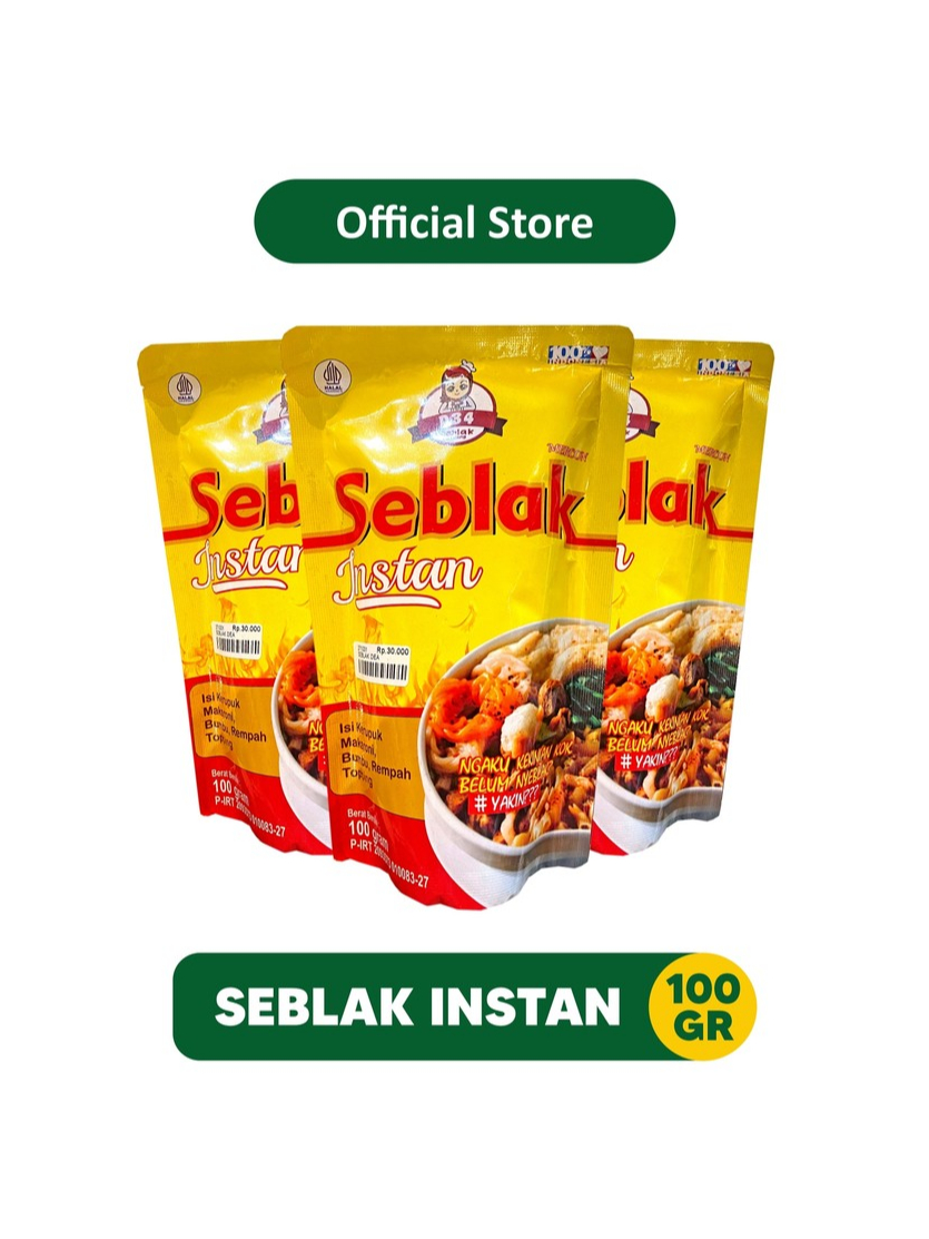 Jual Seblak Mercon Instan 100gr | Oleh Oleh Khas Batu Malang - 271001 ...