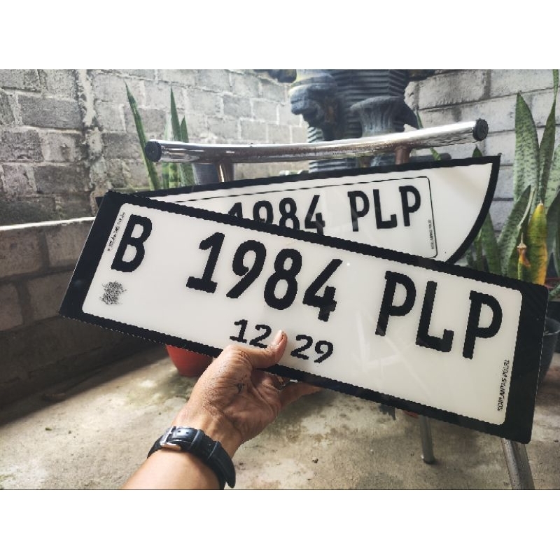 Jual Plat akrilik mobil 1 pcs | Shopee Indonesia