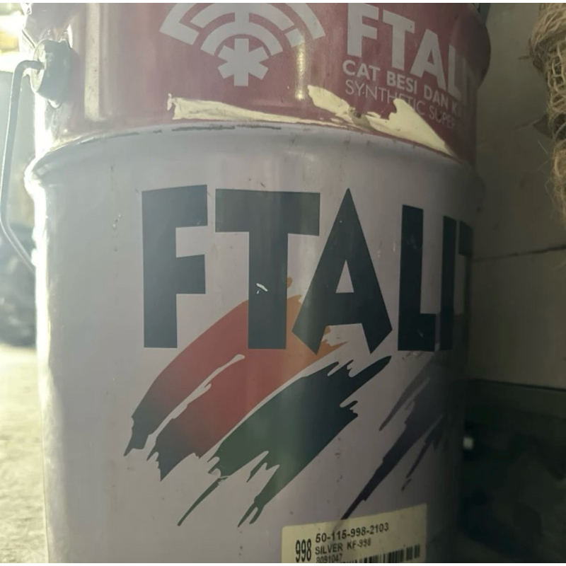 Jual Cat Kansai Paint Ftalit 998 Silver 20 kg - Cat Besi dan Kayu ...