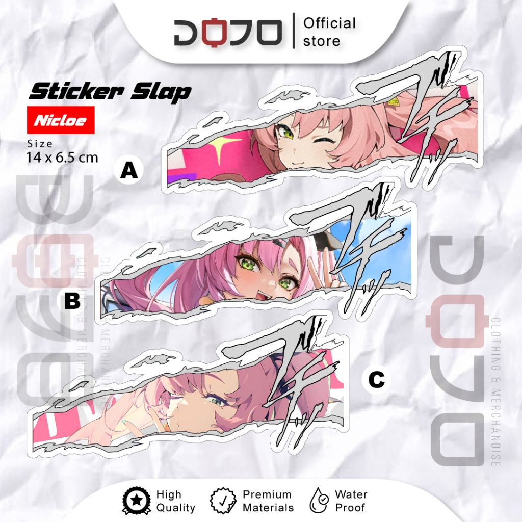 Jual Sticker VINYL Zenless Zone Zero Nicole Demara motor mobil notebook binder laptop pc gaming ...