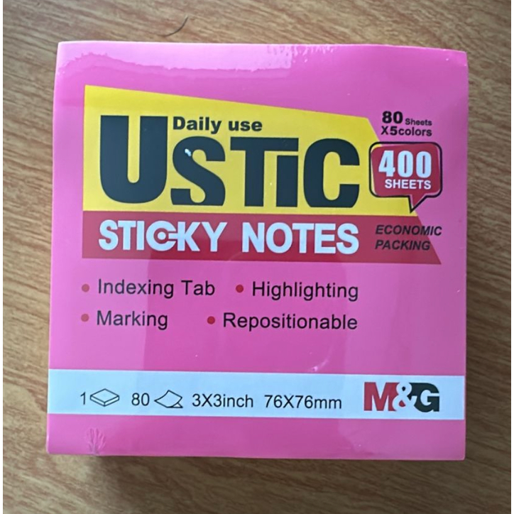Jual Sticky Note M&G U-Stic 654 [Per 1 Pak] | Shopee Indonesia