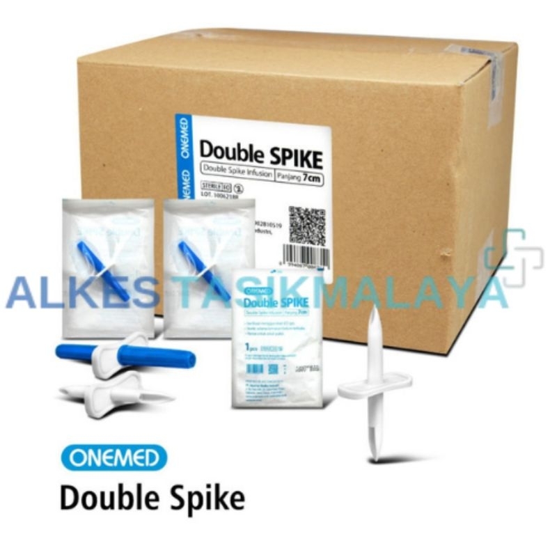 Jual Double Spike OneMed / Penusuk Botol Nacl / Transofix BBraun Pcs ...
