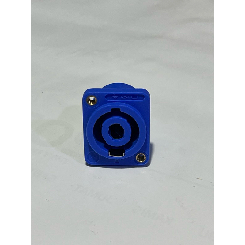 Jual Soket Spikon BMA SPE-002 Socket Speakon BMA 4pin Biru Original BMA ...