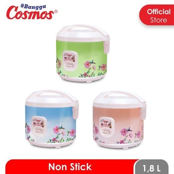Jual Cosmos Rice Cooker CRJ3123 Magic Com cosmos 1,8 Liter CRJ 3123 ...