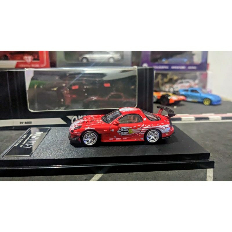 Jual Diecast Mini Station Mazda RX7 RX 7 Doms Fast & Furiuos Red ...
