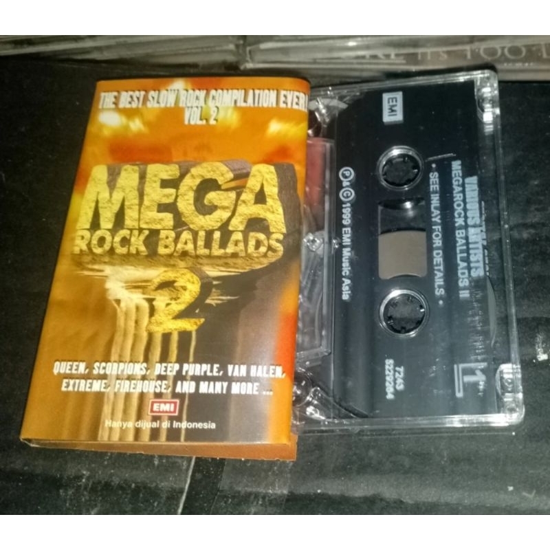 Jual Kaset pita:Mega Rock Ballads 2 | Shopee Indonesia