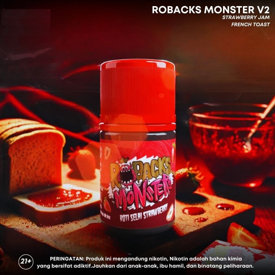 Jual ROBACKS MONSTER V2 60ml Freebase Authentic BY DRIPPERS ID | Shopee ...