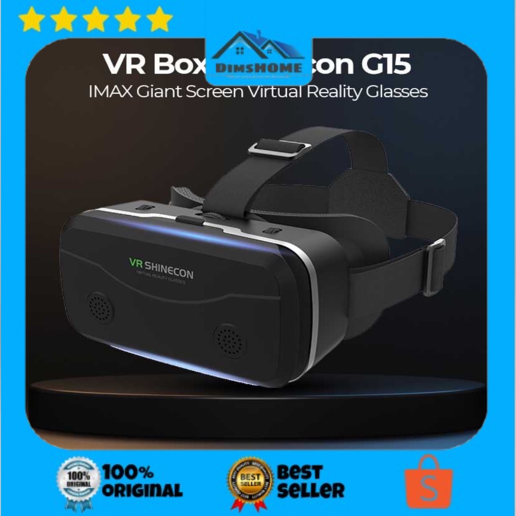 Jual Shinecon VR Box IMAX Giant Screen Virtual Reality Glasses - SC-G15 ...