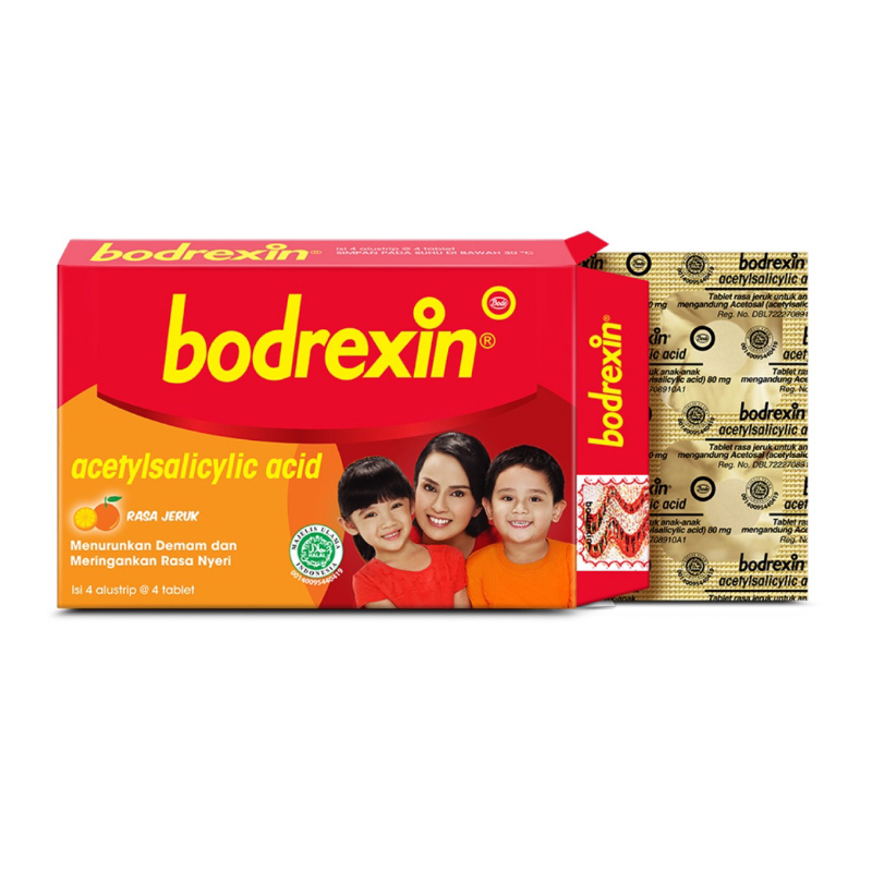 Jual Bodrexin Tablet Anak Per Strip @ 4 Tablet - Penurun Panas & Pereda ...