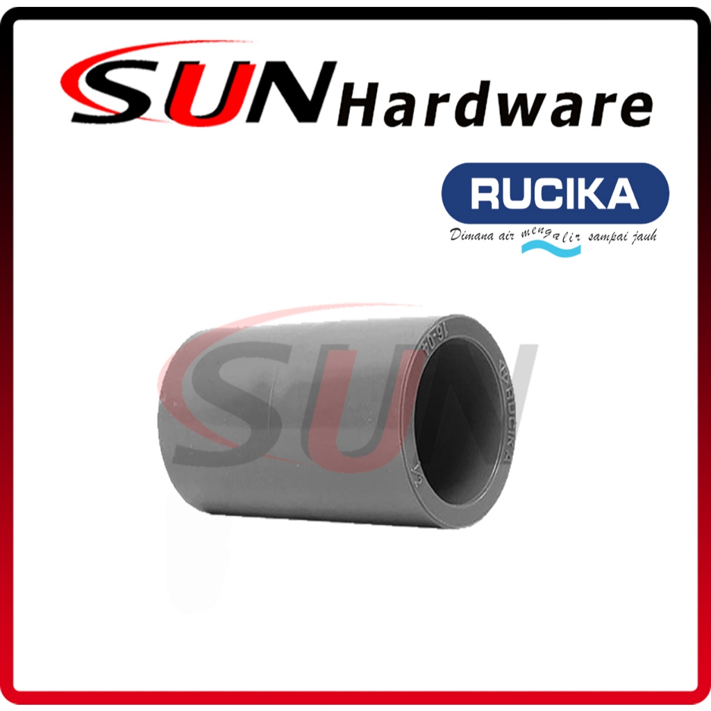 Jual Sok Pipa Pvc AW 1 1/4 Inch RUCIKA Sambungan Fitting Socket Sock ...