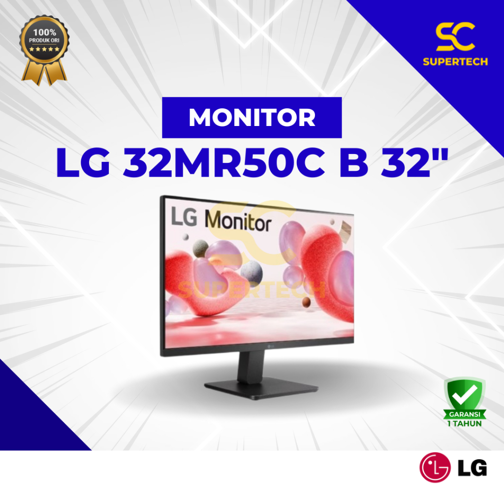 Jual LG 32MR50C B 32" Inch Curved - FHD 100Hz FreeSync HDMI VGA Monitor ...