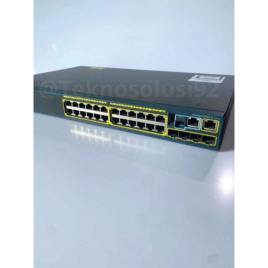 Jual Switch Cisco Catalyst 2960-S Series Cisco Catalyst WS-C2960S-24 TS ...