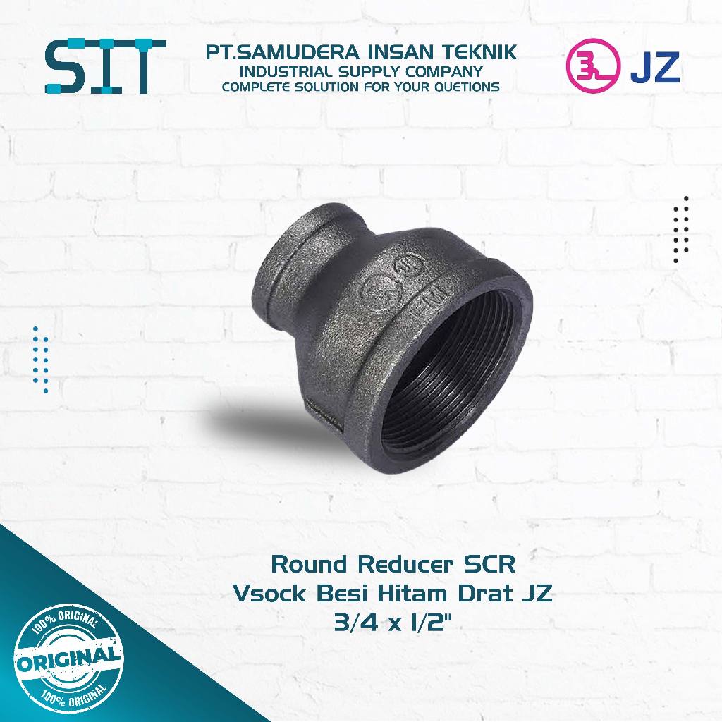 Jual Reducer Besi Hitam Drat 3/4 x 1/2" Vsock Besi Hitam Vlok sok Besi ...