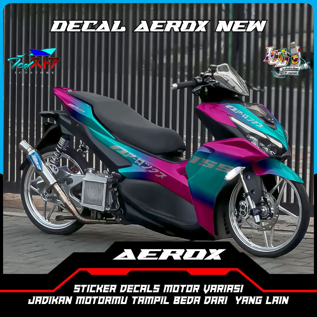 Jual Decal Sticker Aerox 155 New Fullbody - Sticker Aerox New Motif ...